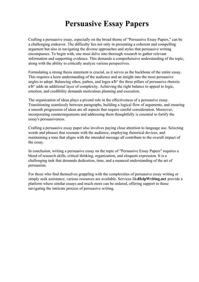 Persuasive Essay Papers.pdf