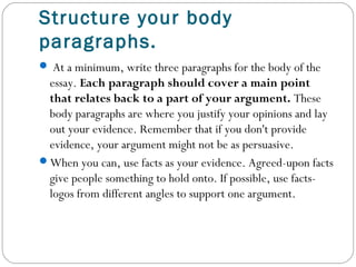 Persuasive Essay | PPT