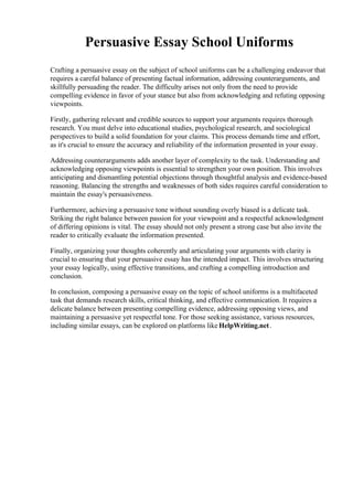 Persuasive Essay School Uniforms.pdf