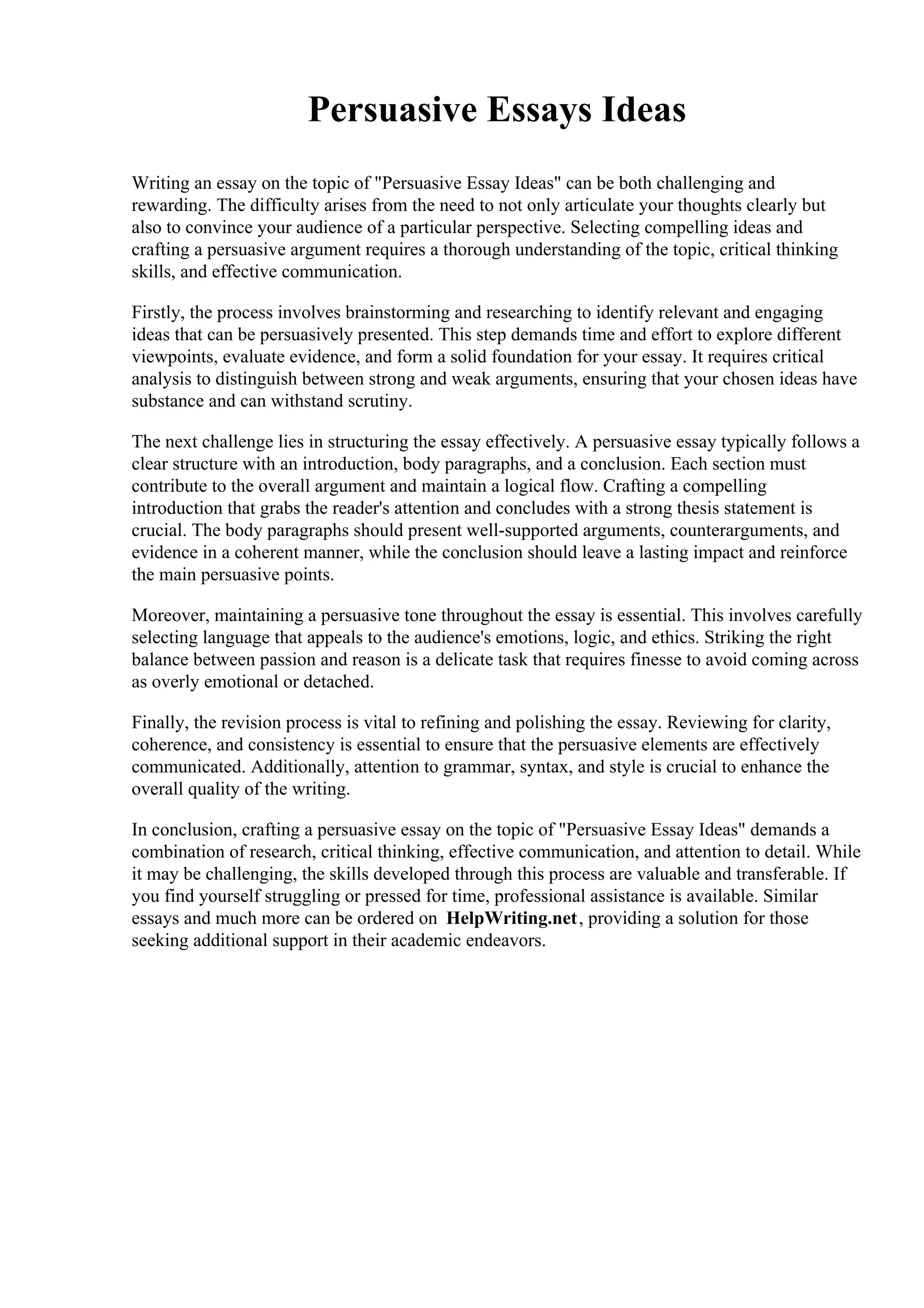 Persuasive Essays Ideas.pdf