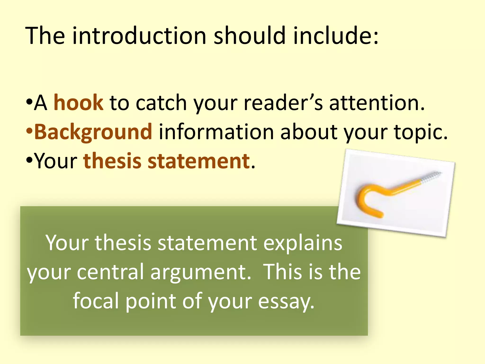 Argumentative Essay Structure | PPTX