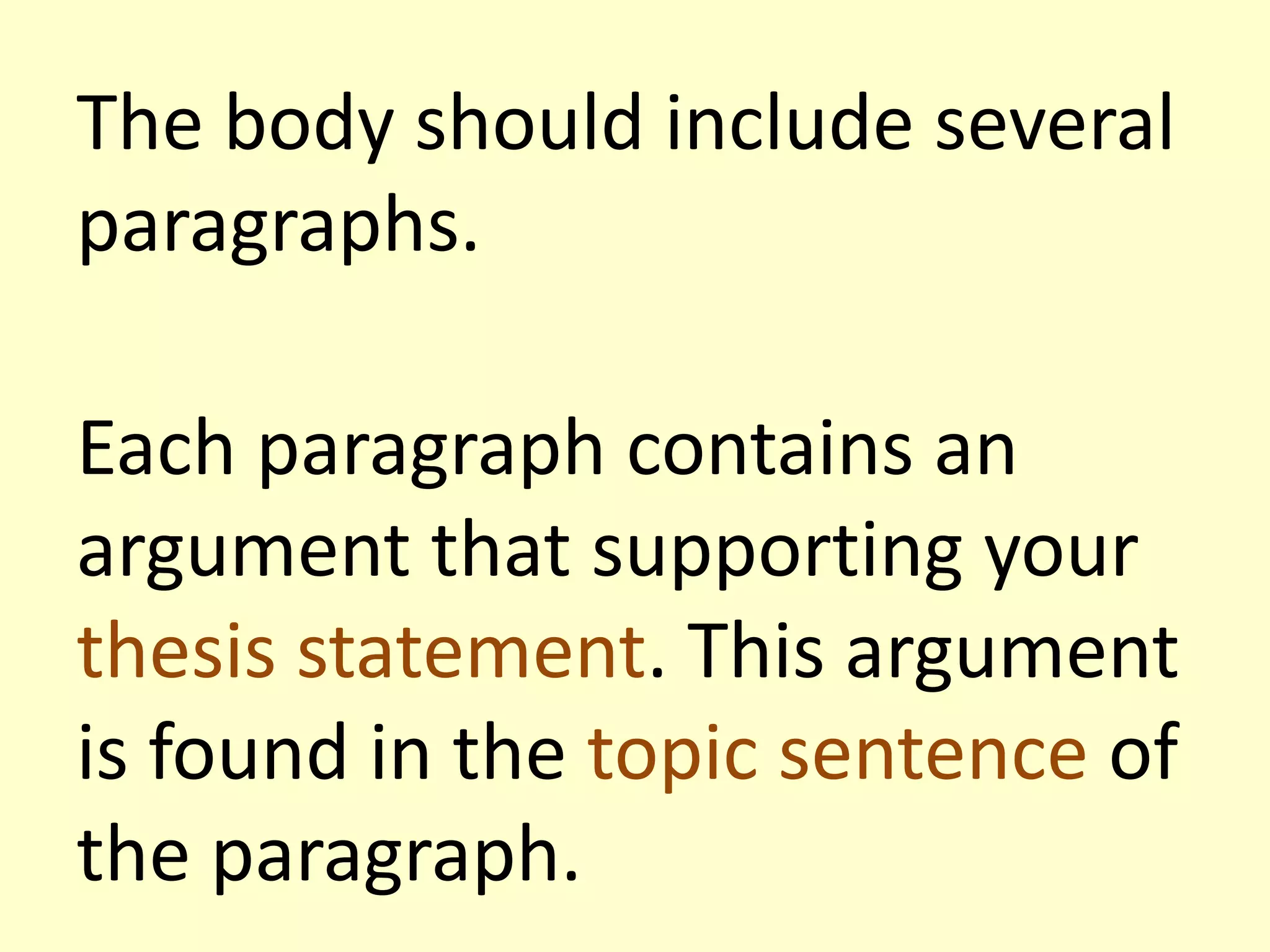 Argumentative Essay Structure | PPTX