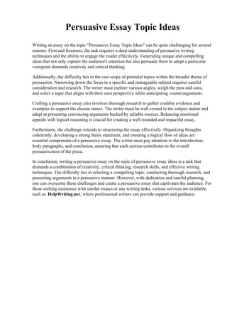 Persuasive Essay Topic Ideas.pdf