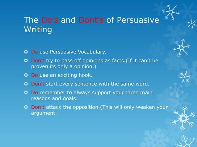 Persuasive essay tutorial | PPT