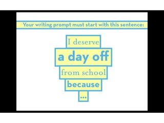 Persuasive & expository prompts | PPTX