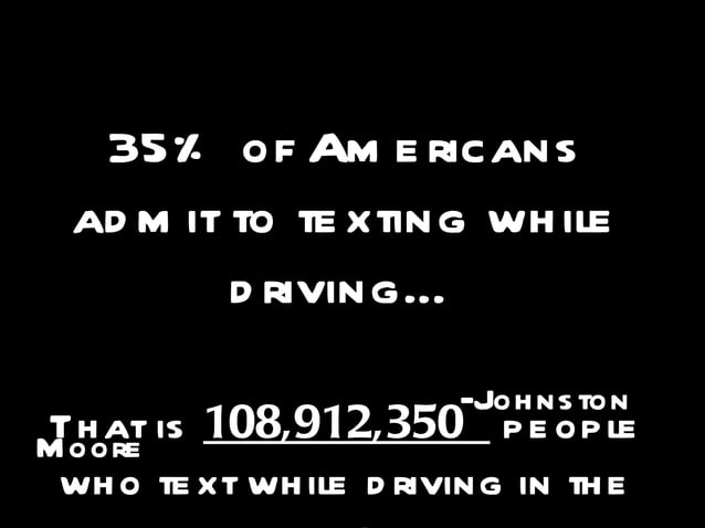 PSA texting while driving | PPT