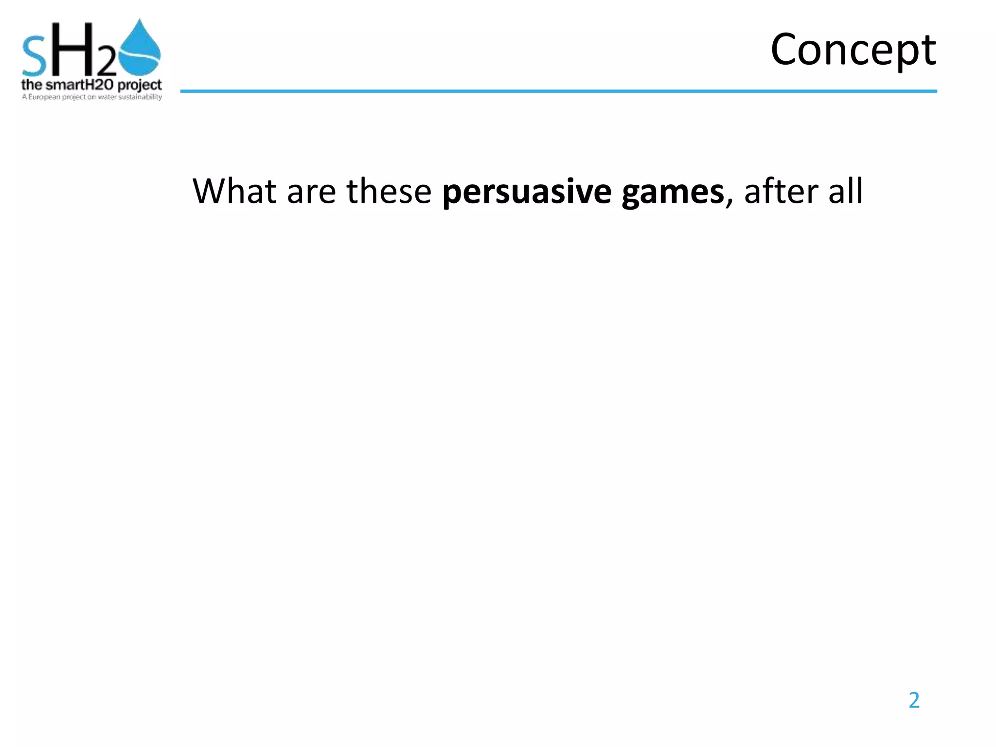 Persuasive games - concept, state of the art and issues on ...