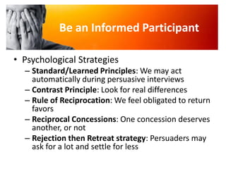 Persuasive Interview - The Persuade | PDF