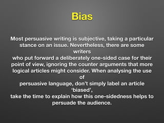Persuasive language...convince me! | PDF