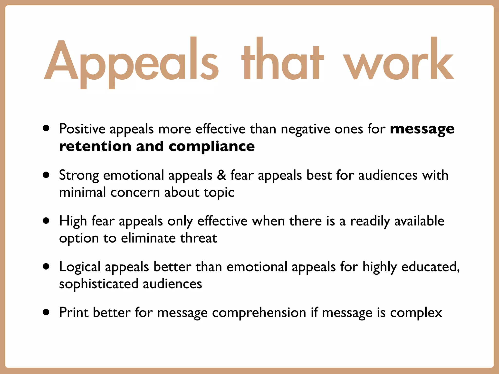 Persuasive messages & advertising | PDF