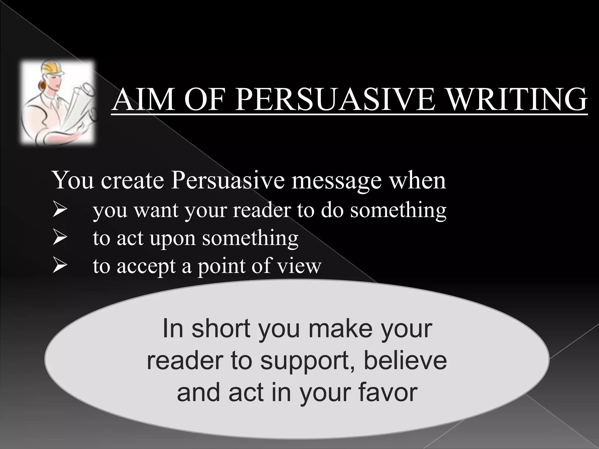 Persuasive messages in business | PPTX