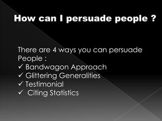 Persuasive messages in business | PPTX