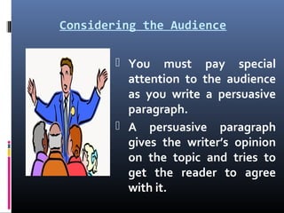 Persuasive paragraph 2016 (1) | PPT