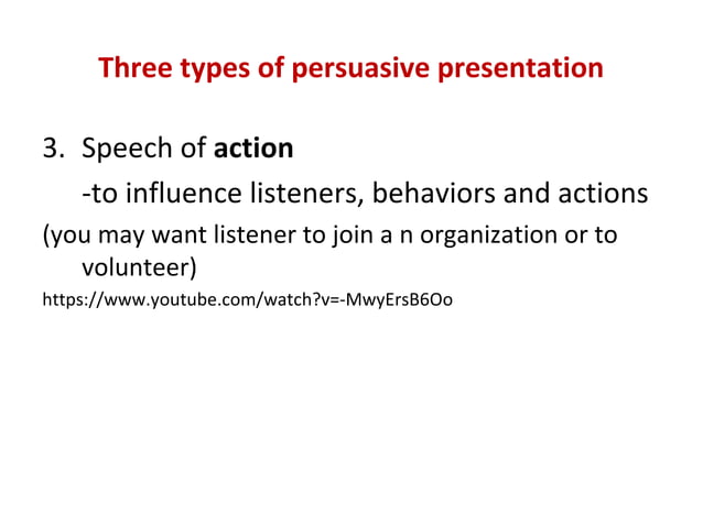 Persuasive presentation power point | PPT
