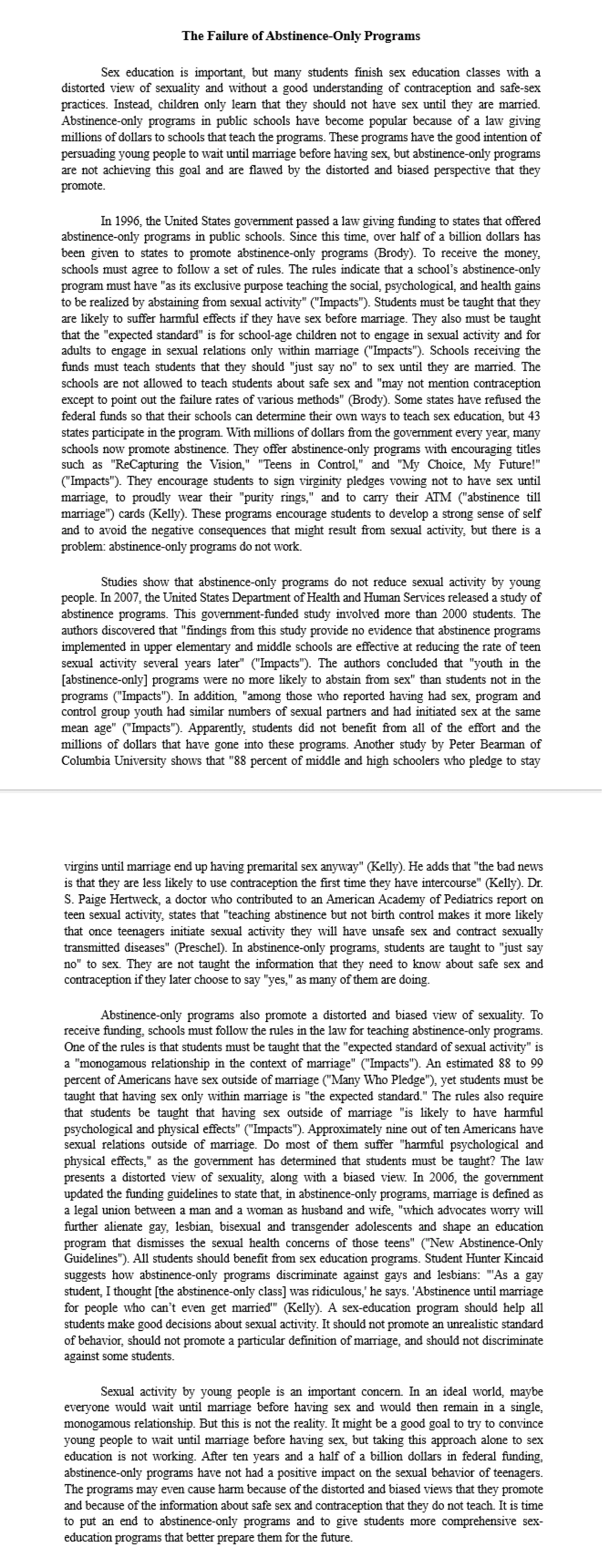 Persuasive research essay sample | PDF