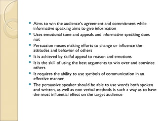 Persuasive speaking | PPT