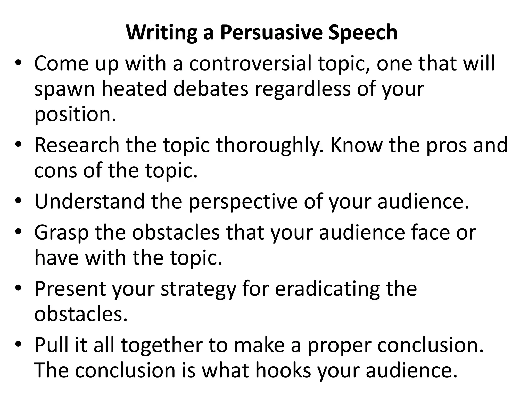 Persuasive speaking | PPT