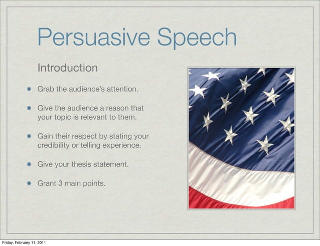 Persuasive Speeches | PPT