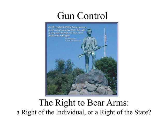 Persuasive speech - Gun Control - sph101-b2 | PPTX | Arms & Ammunition ...