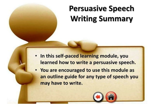 Persuasive Speech Writing | PPT
