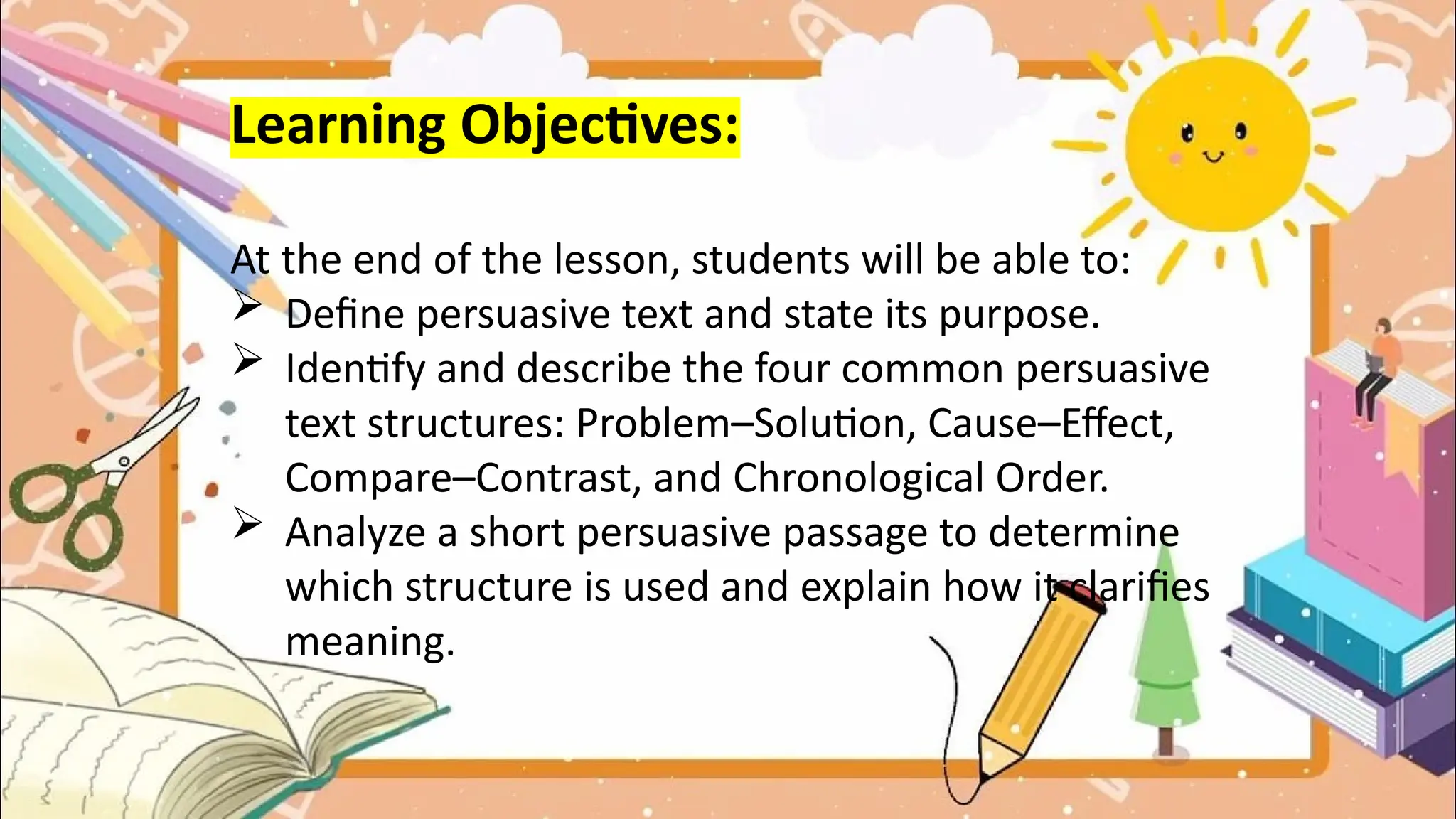 PERSUASIVE STRUCTURAL TEXTS -power point | PPTX