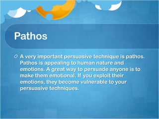 Top 10 Persuasive techniques | PPTX