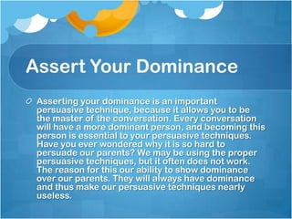 Top 10 Persuasive techniques | PPTX