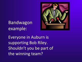 Persuasive techniques | PPT