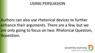 Persuasive techniques | PPTX