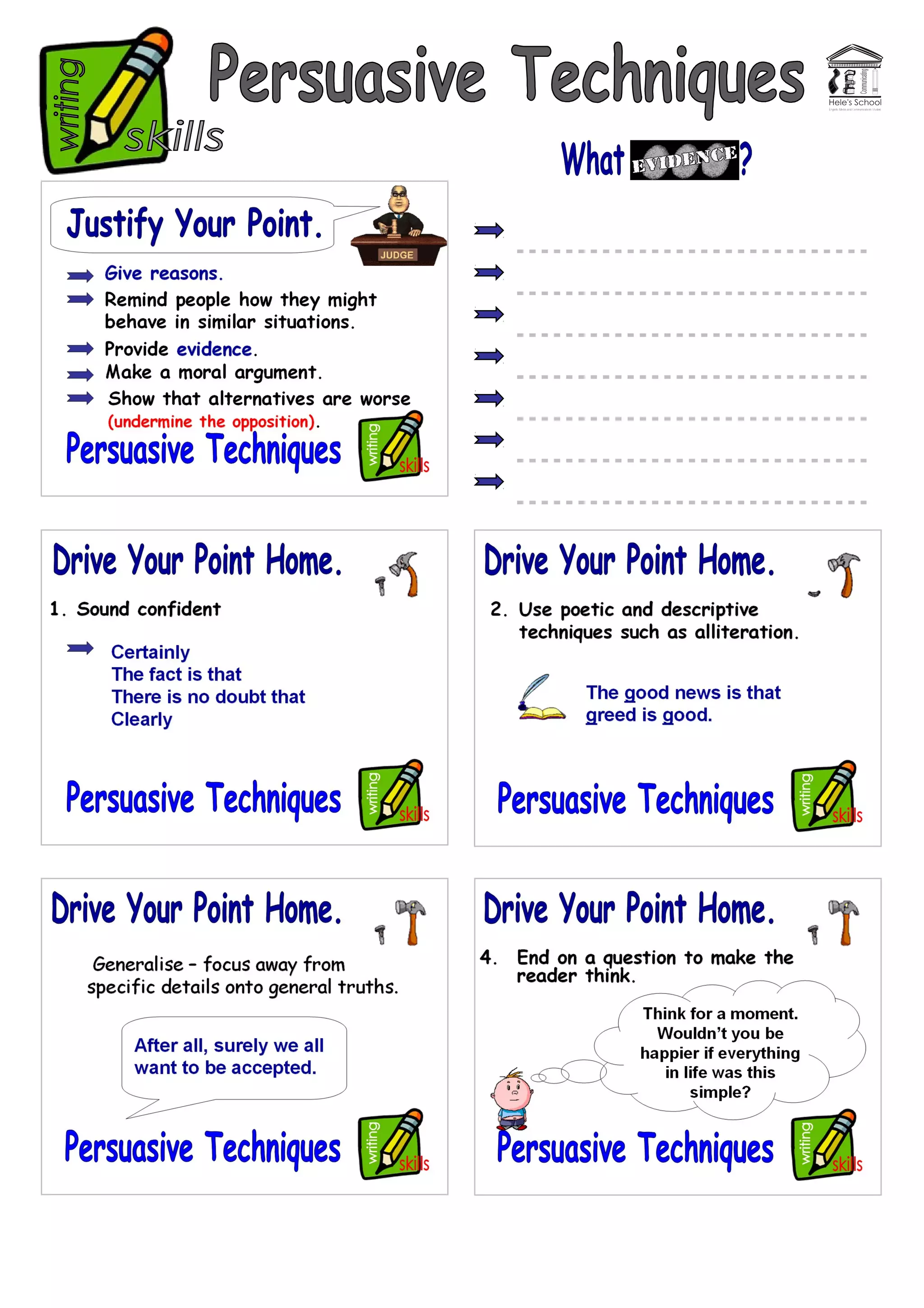 Persuasive techniques activity | DOC