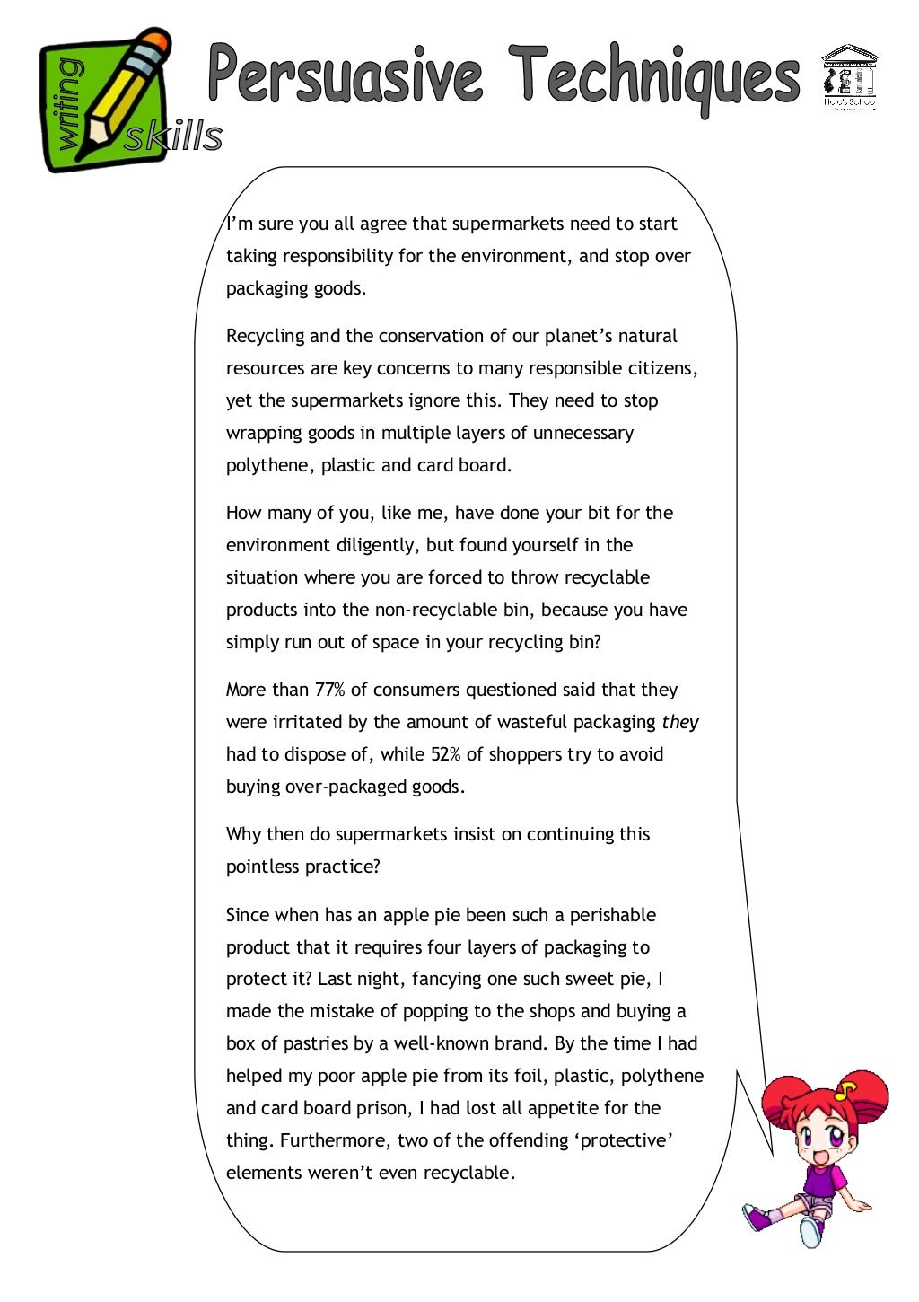 Persuasive Techniques Activity persuasive-techniques-activity