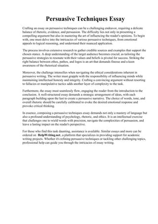 Persuasive Techniques Essay.pdf