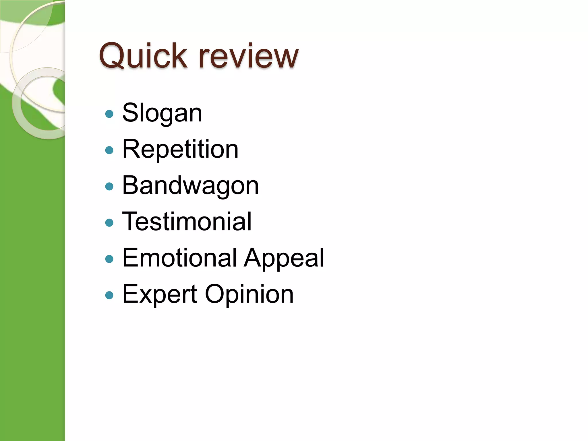 PersuasiveTechniques in Advertinsing.ppt