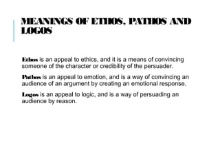 Persuasive techniques in advertising and political speeches & How to ...