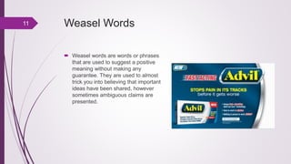 Persuasive techniques powerpoint | PPTX