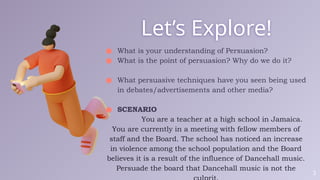 Persuasive Techniques Slides PowerPoint English A | PPTX