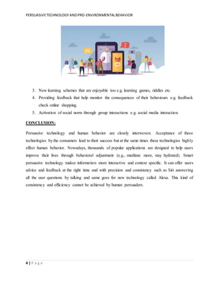 Persuasive technology in Environmental psychology | DOCX