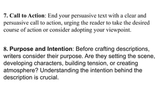 Persuasive writing for IGCSE preparation | PPTX