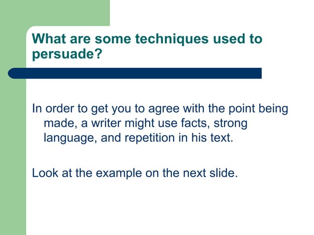 Persuasive texts presentation | PPT | Freelance Writing | Content ...