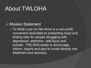 TWLOHA Value Speech | PPT