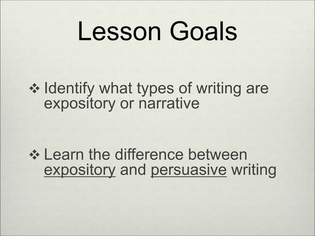 Persuasive vs Expository vs narrative.ppt