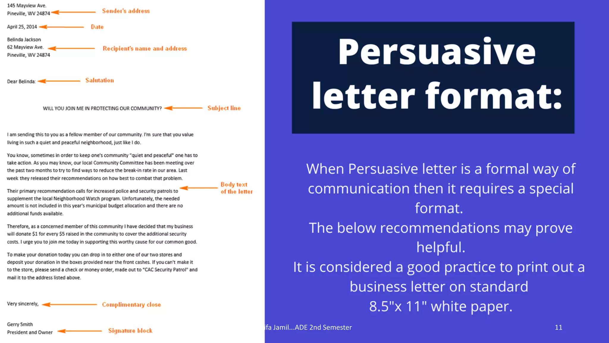 Persuasive Writing\ Persuasive Letters | PDF