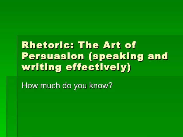 Persuasive Writing | PPT
