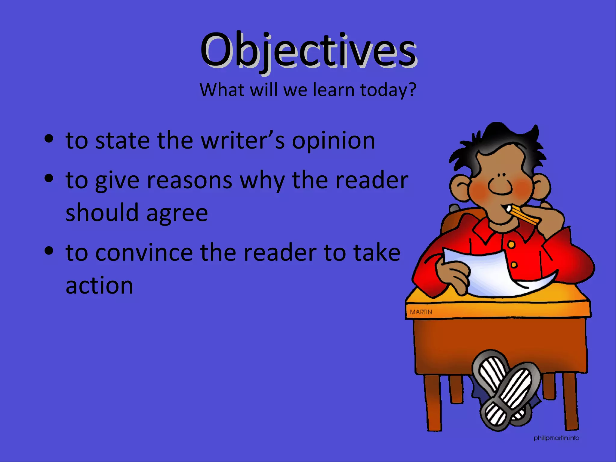 5th Grade Writing Strategies Class--Persuasive Writing | PPT