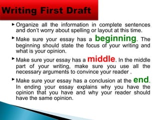 Scaffolding Persuasive Writing | PPT