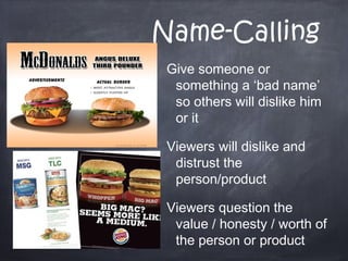 Name Calling Commercials