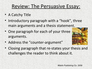 persuasive writing g8 | PDF