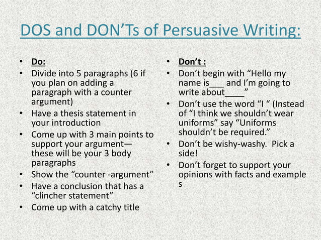 Persuasive Writing.ppt