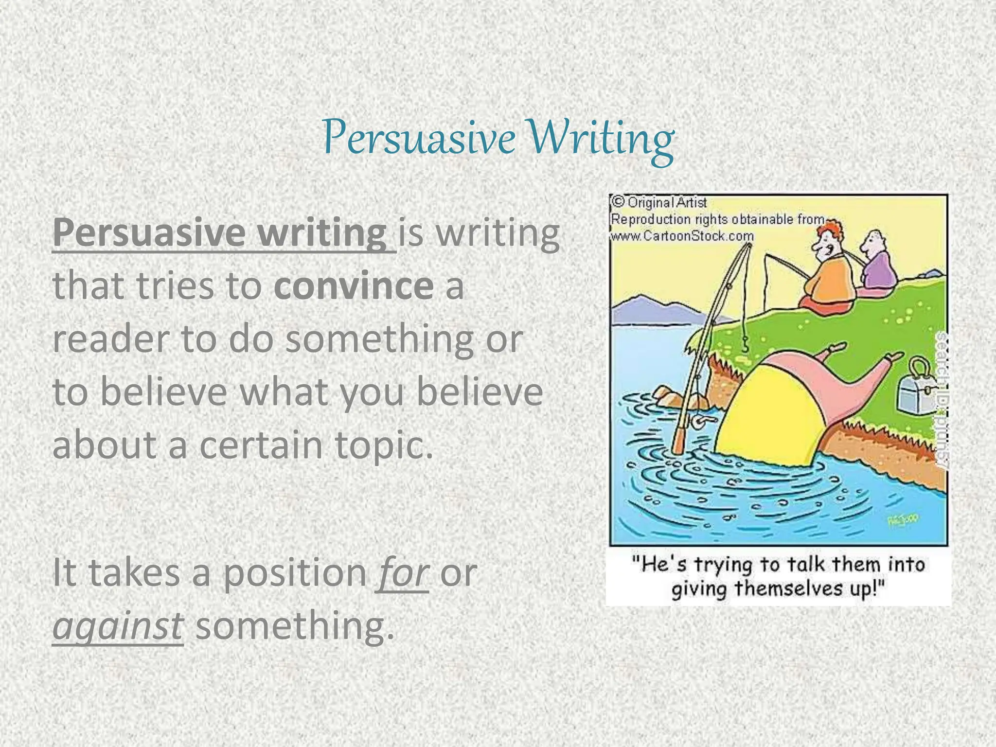 Persuasive Writing.ppt