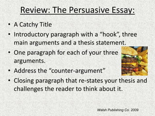Persuasive Writing.ppt